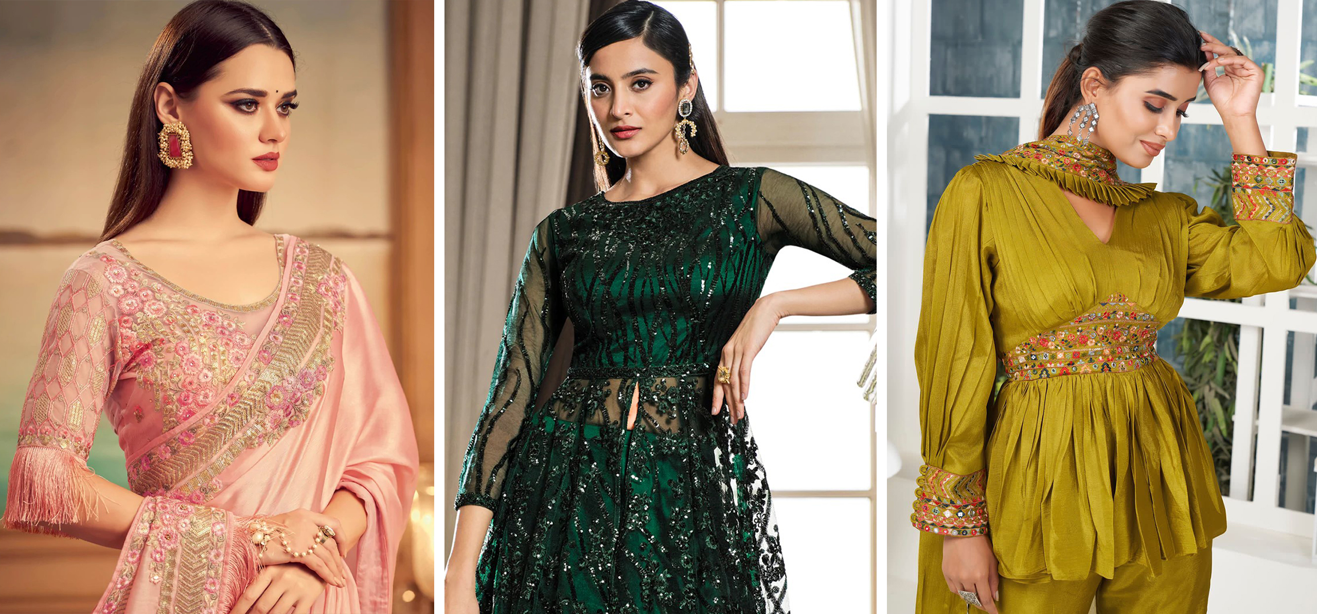 Shop for Designer Indian Party Wear Online | Worldwide Shipping - Urban ...